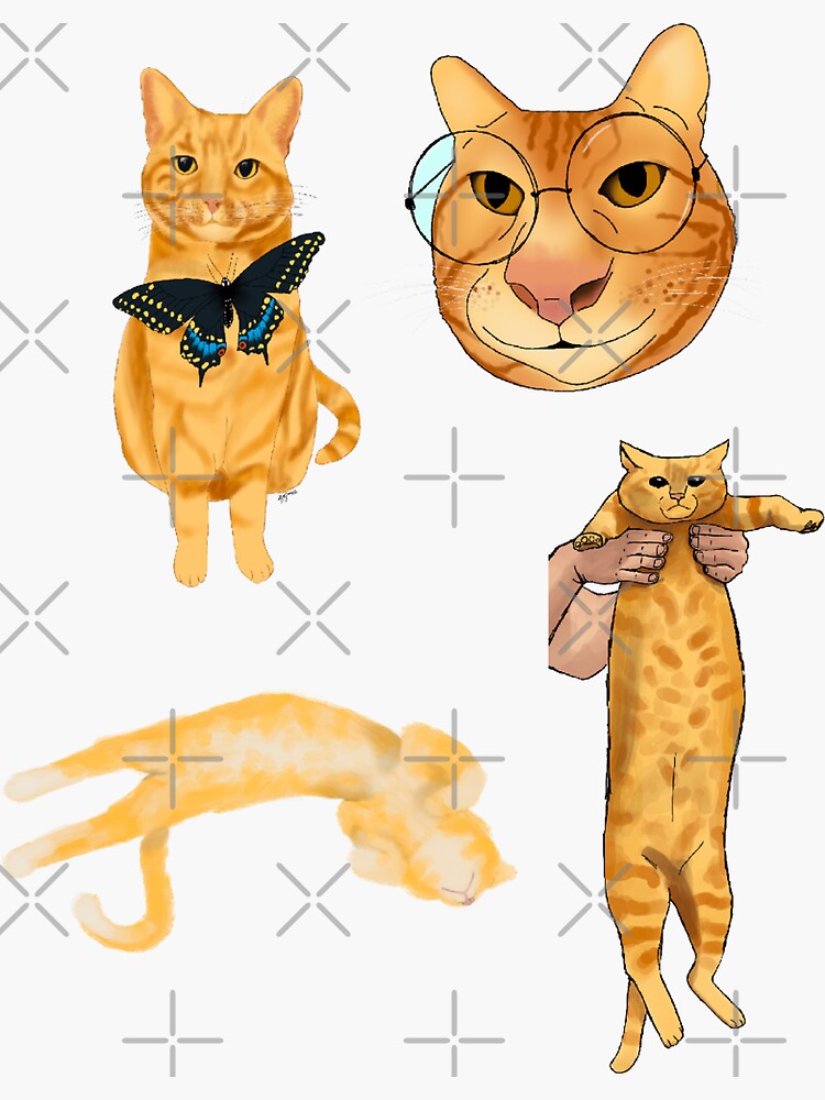 "Winston Sticker Pack" Sticker for Sale by AbbyJDesigns | Redbubble