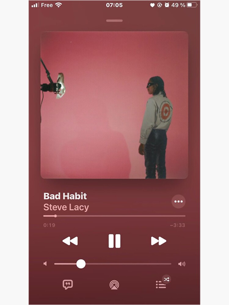 "Steve Lacy Guitarist retro drawing " Sticker for Sale by ...