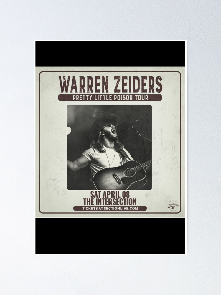 "Warren Zeiders" Poster for Sale by MichaeBrowna | Redbubble