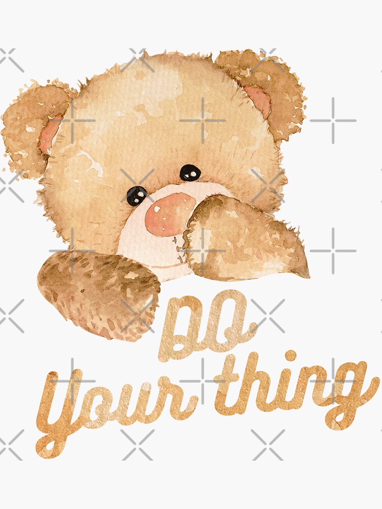 "Pudsey Bear Face - Do your thing" Sticker for Sale by MetaVecArt ...