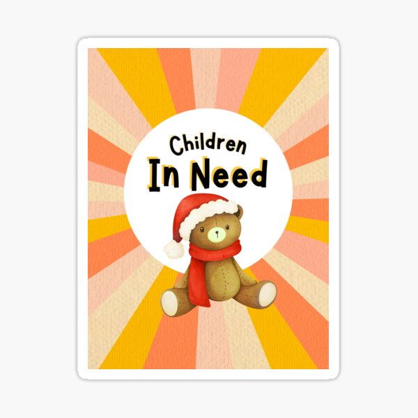 "Pudsey Asda - Children in need" Sticker for Sale by MetaVecArt | Redbubble