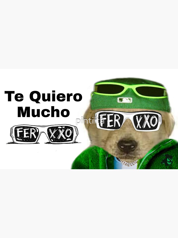 "Feid T-shirt with the phrase "I Love You Ferxxo Mucho"" Sticker for ...
