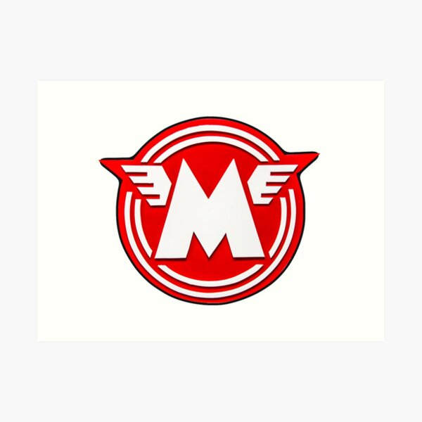 "Vintage Matchless Motorcycle Logo Art" Art Print by mkkessel | Redbubble