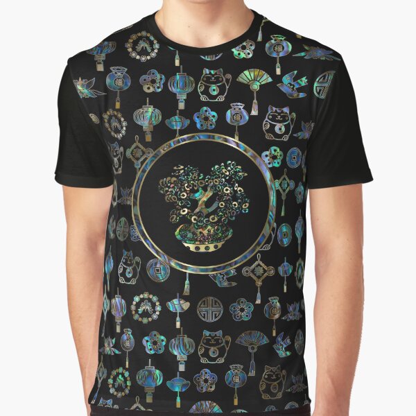 " Decorative Chinese Money tree Abalone Shell" T-shirt for Sale by ...