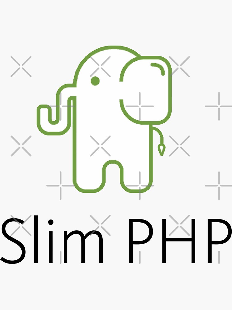 Slim Php Logo Sticker For Sale By Yourgeekside Redbubble 