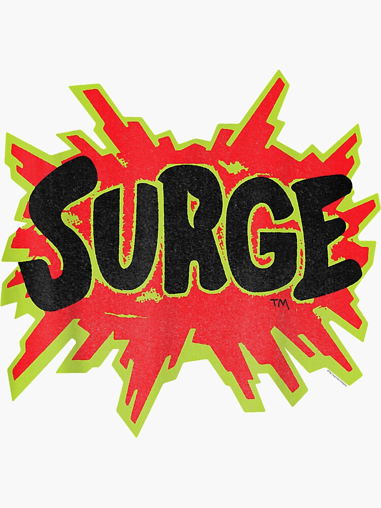 "Coca-Cola Retro Surge Logo Graphic" Sticker for Sale by DavidRobinsod ...