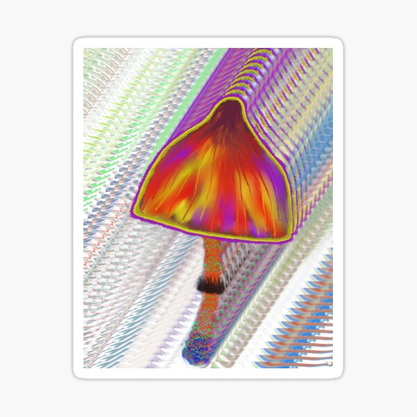 "Psychedelic therapy" Sticker for Sale by WirrrArt | Redbubble