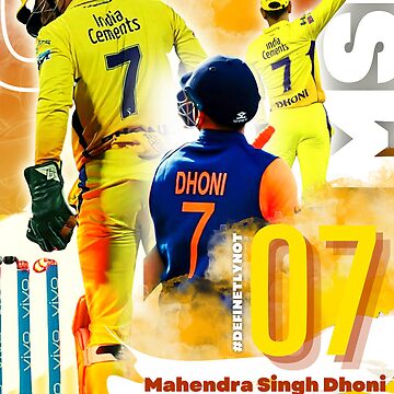 "MSD - Dhoni Cricketer" Art Board Print for Sale by JannWe | Redbubble