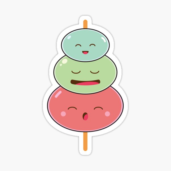 "Cute Little Dango" Sticker for Sale by munochill | Redbubble