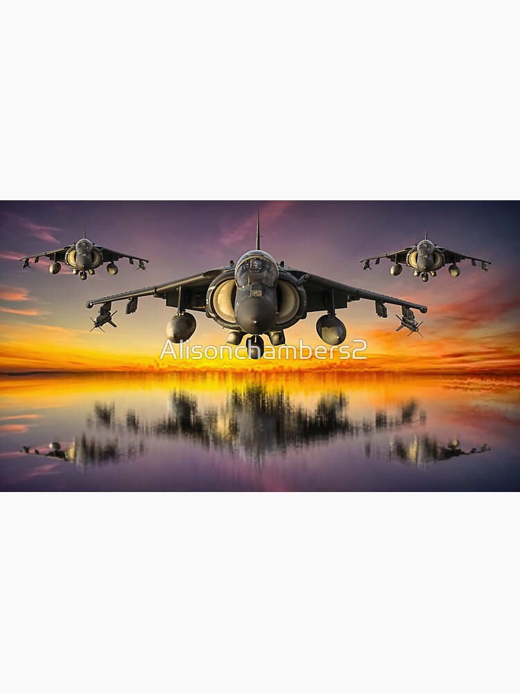 "Harrier Jump Jets" Sticker for Sale by Alisonchambers2 | Redbubble