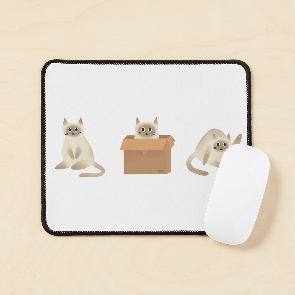 "Chunky Siamese Cat Doodle Pack " Sticker for Sale by BluebellPainter ...