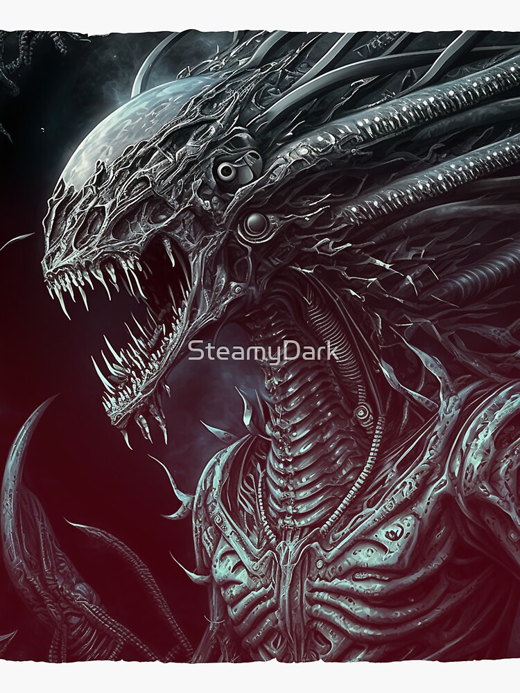 "Xenomorph Alien USCSS" Sticker for Sale by SteamyDark | Redbubble