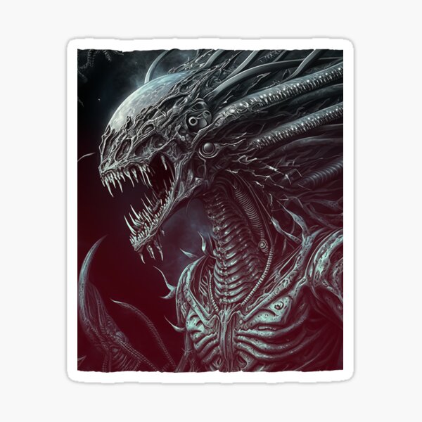"Xenomorph Alien USCSS" Sticker for Sale by SteamyDark | Redbubble