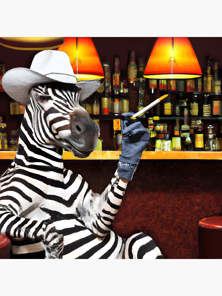 "Smoking ZeBAR" Sticker for Sale by bura992 | Redbubble