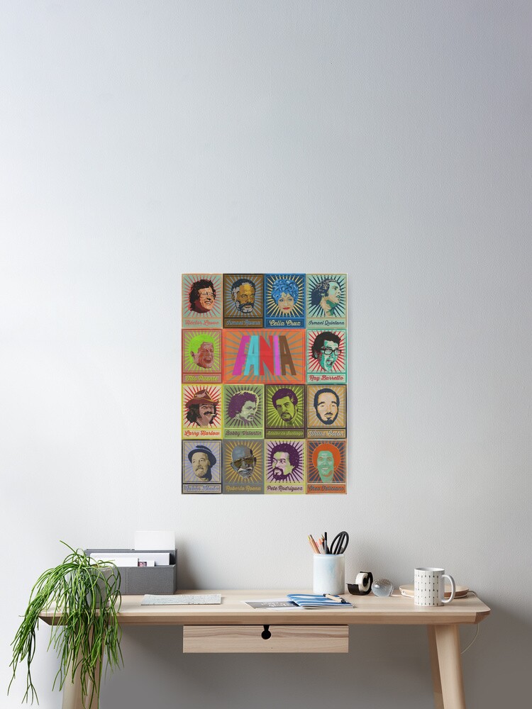 "Fania Stars Poster" Poster for Sale by TropicalHuman | Redbubble