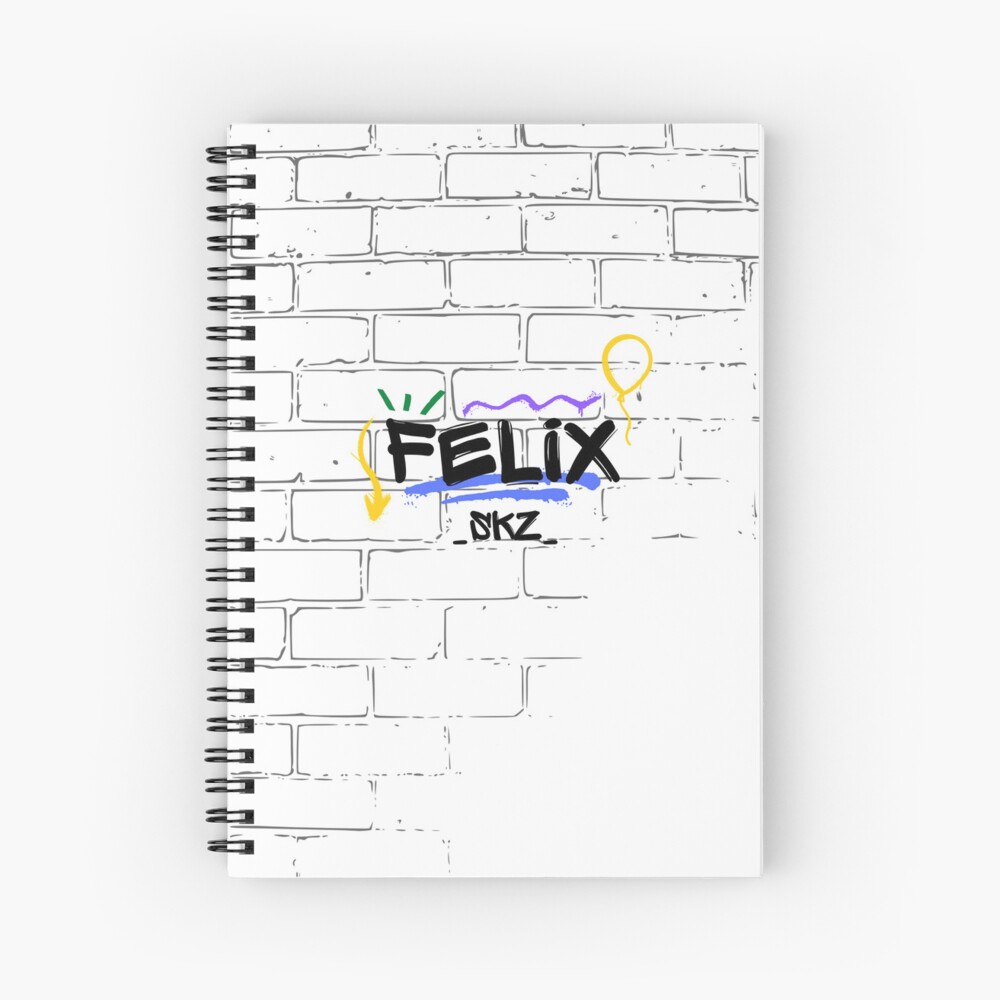 "Stray Kids Graffiti stage names (Felix)" Sticker for Sale by smallkore ...