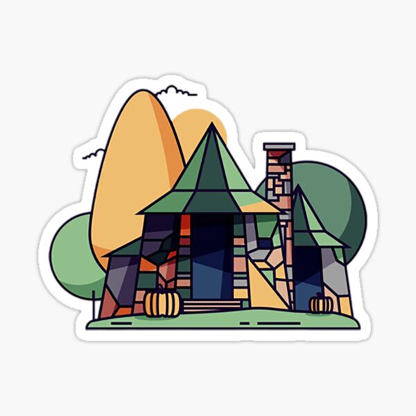"5 Hagrid's Hut" Sticker for Sale by trangmytyty | Redbubble