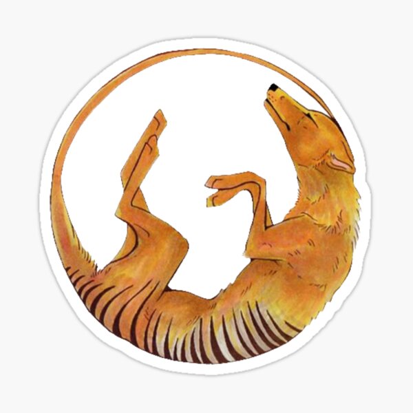 "tasmanian tiger" Sticker for Sale by Haiidar | Redbubble