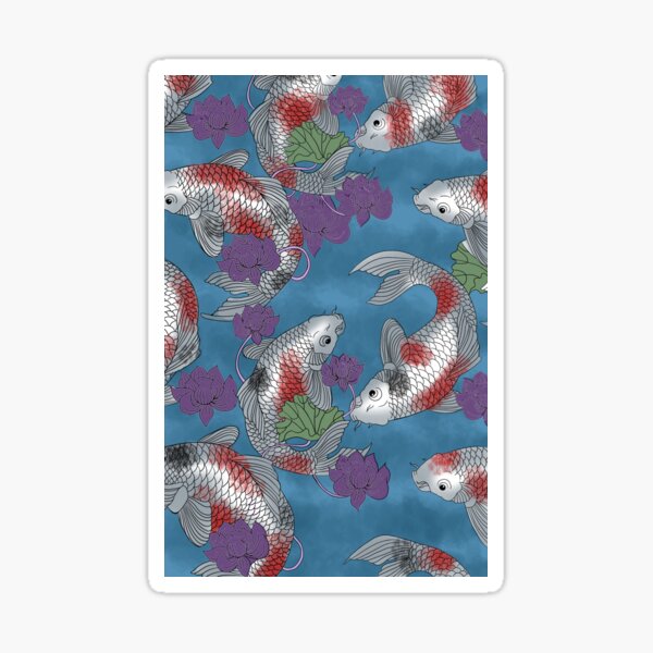 "Koi carp" Sticker for Sale by Koi-san | Redbubble