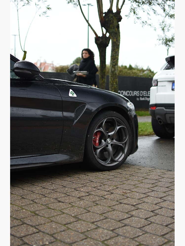 "Alfa Romeo Giulia QV" Sticker by DutchStylez | Redbubble
