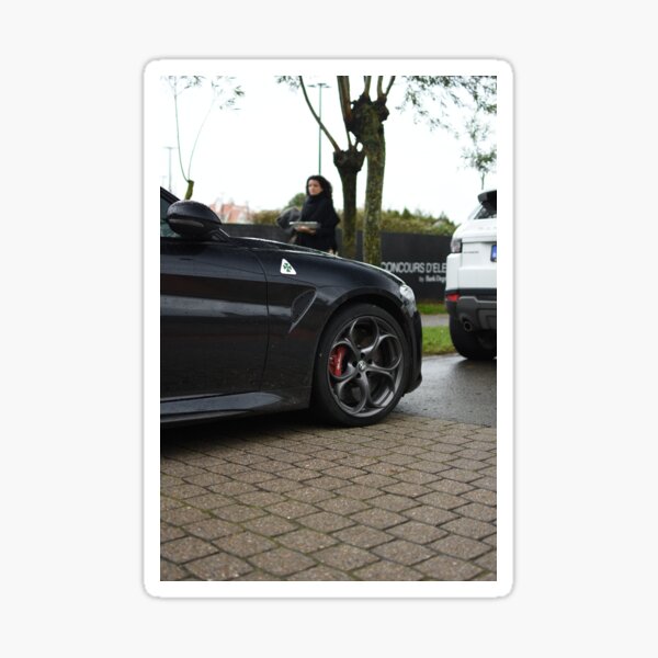 "Alfa Romeo Giulia QV" Sticker by DutchStylez | Redbubble