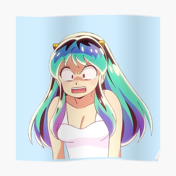 "Lum urusei yatsura" Poster for Sale by Akuma-san | Redbubble