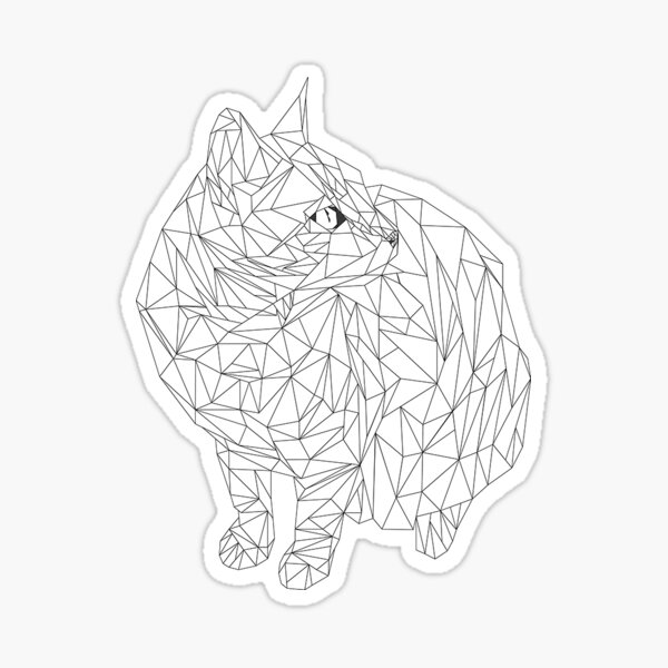 "Kitty cat stack" Sticker for Sale by Dimension-c137 | Redbubble