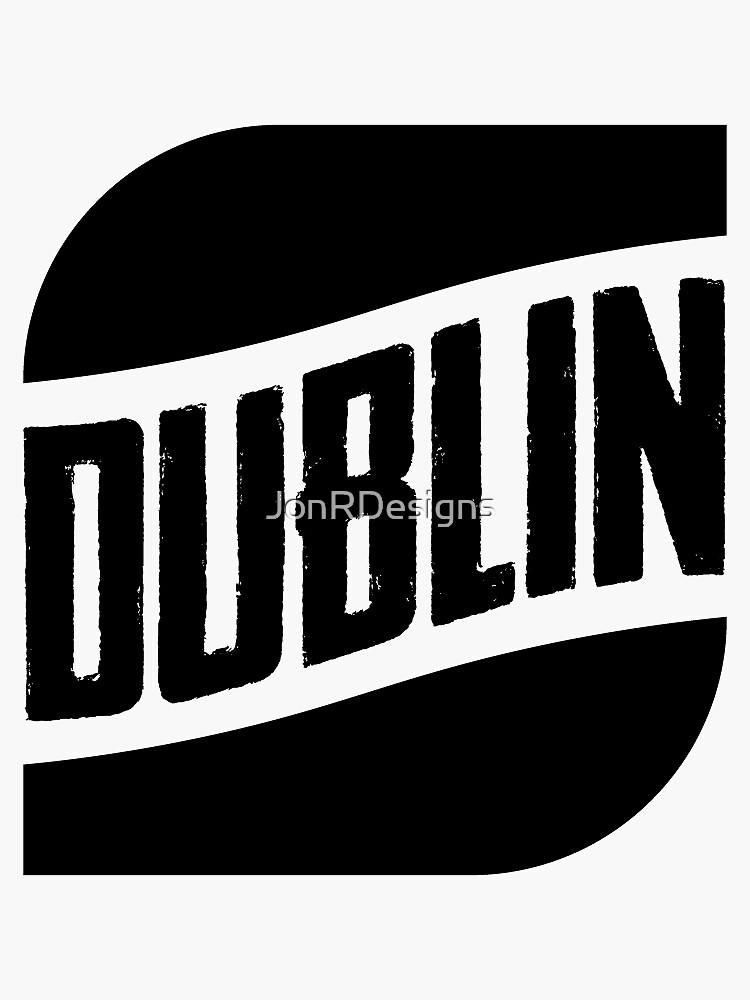 "Vintage Dublin" Sticker for Sale by JonRDesigns | Redbubble