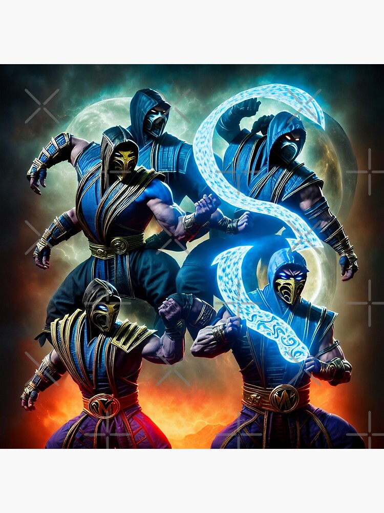 "mortal kombat realistic ileum mask vs sub zero centered symmetry ...