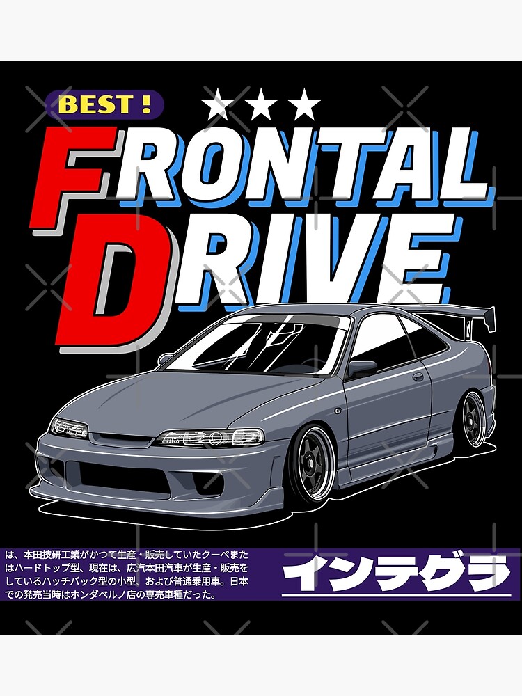 "JDM Legends integra (gray)" Poster for Sale by JayPaburisat | Redbubble