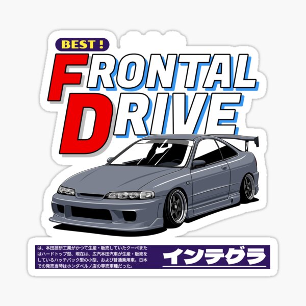 "JDM Legends integra (gray)" Sticker for Sale by JayPaburisat | Redbubble