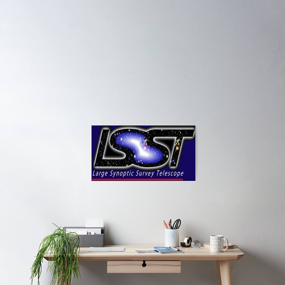 "LSST Logo for Dark Colors" Poster by Spacestuffplus | Redbubble