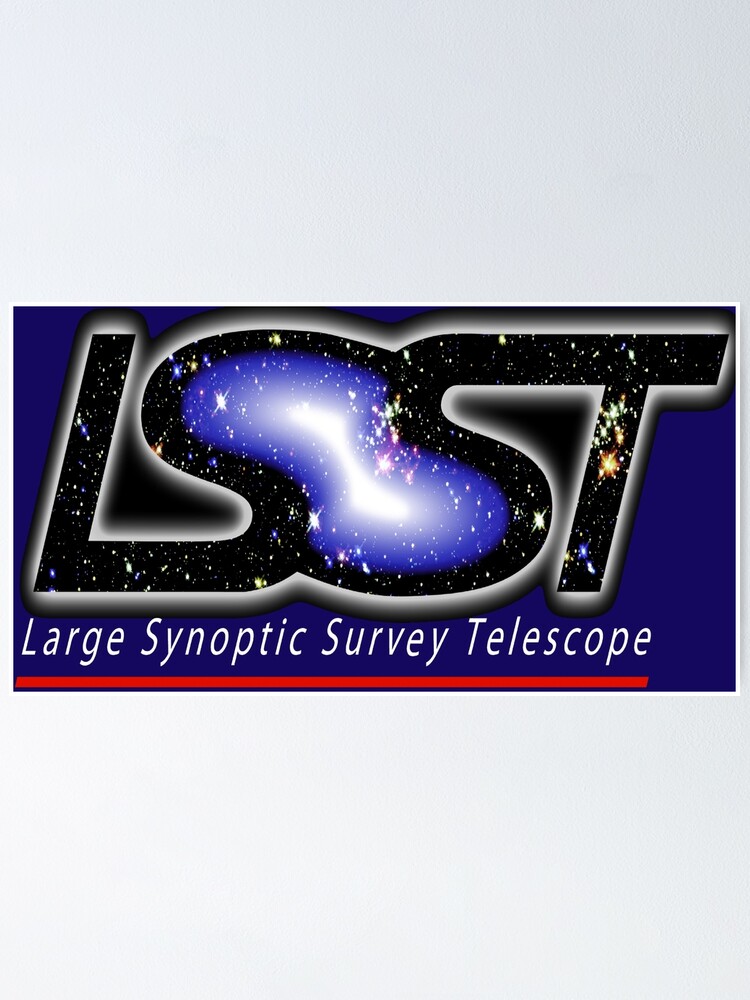 "LSST Logo for Dark Colors" Poster by Spacestuffplus | Redbubble