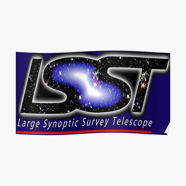 "LSST Logo for Dark Colors" Poster by Spacestuffplus | Redbubble