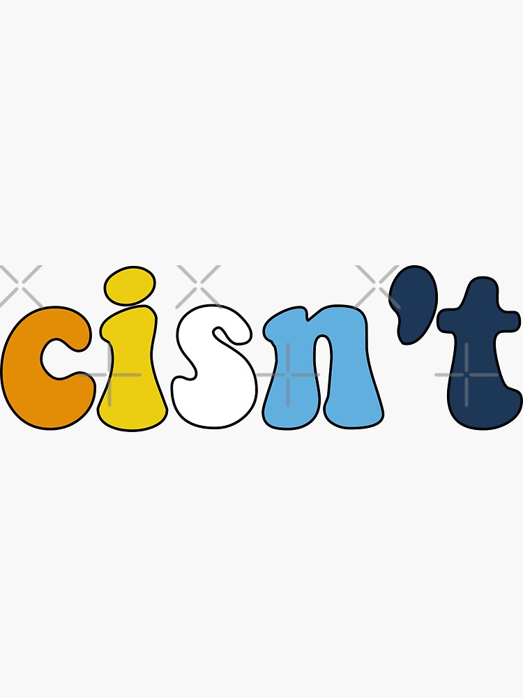 "Cisn't Aroace Pride Aromantic Asexual Flag Cisgender Aro Ace" Sticker ...