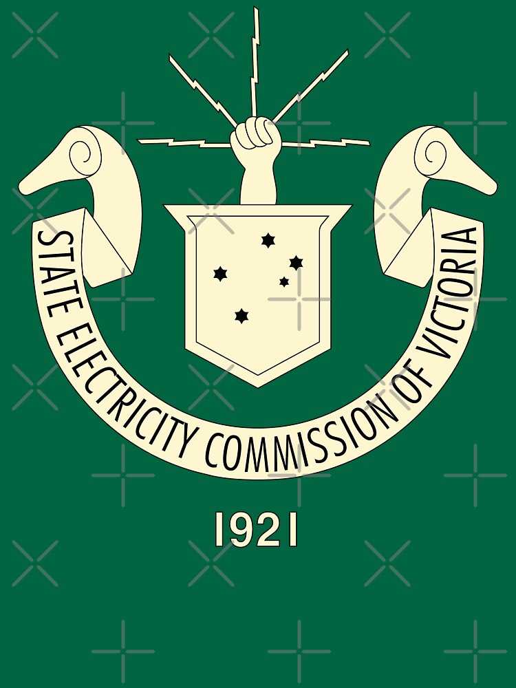 "State Electricity Commission of Victoria " T-shirt for Sale by Green ...