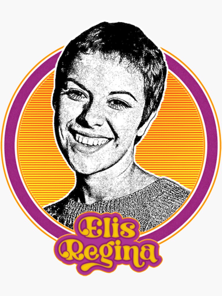 "Elis Regina Chemise de style rétro Fan Art Design " Sticker for Sale ...