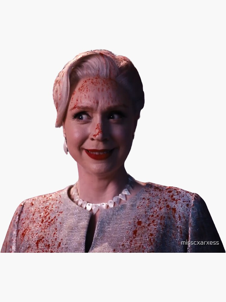 "Principal Weems spilled with blood" Sticker for Sale by misscxarxess ...