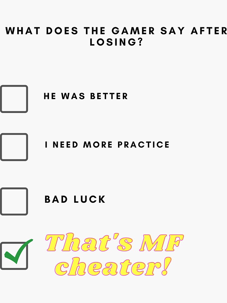 "typical gamer" Sticker for Sale by BadhbhArt | Redbubble