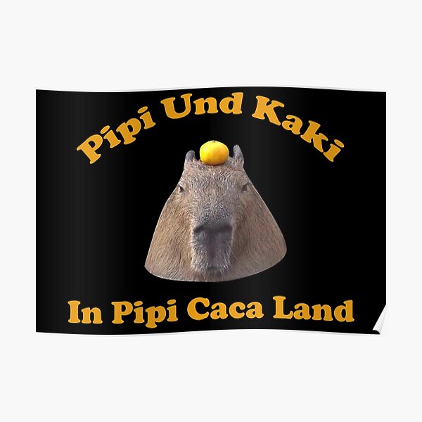 "Pipi und kaki in pipi caca land" Poster for Sale by AGZOULINES | Redbubble