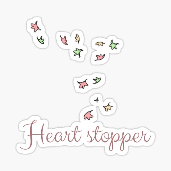 " Heart stopper leaves " Sticker for Sale by psychinfo66 | Redbubble