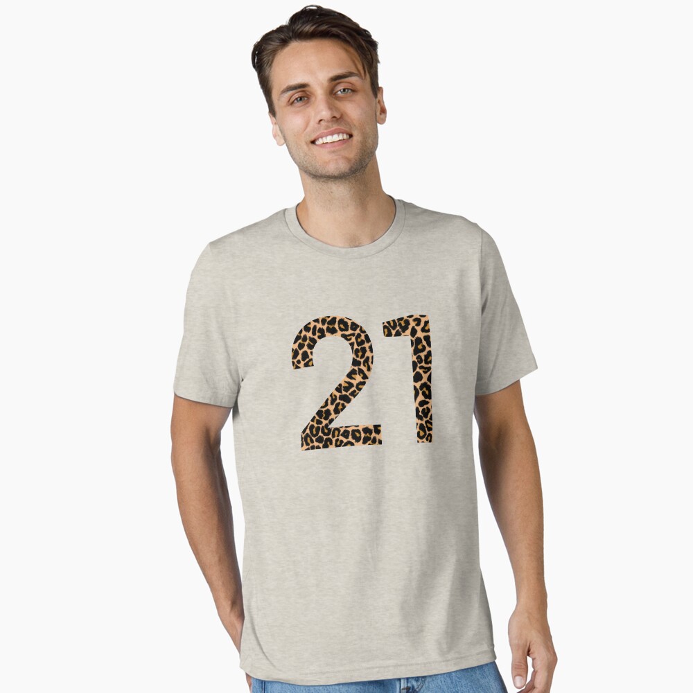 "21st Birthday, Leopard Print Numbers" Sticker for Sale by OneThreeSix ...