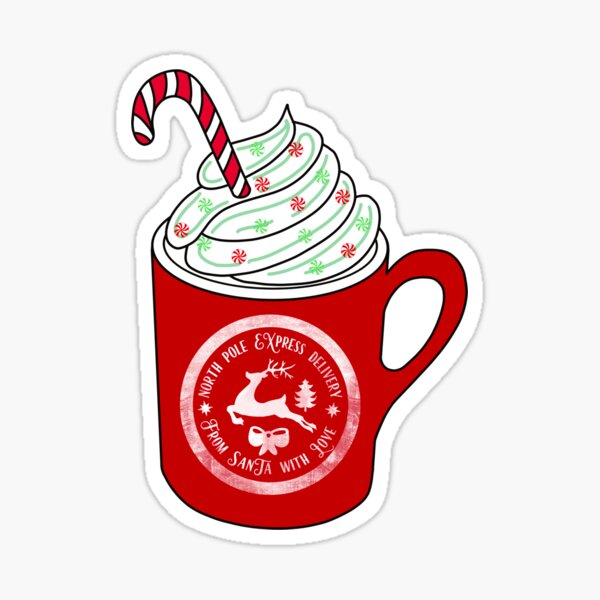 "Hot chocolate anyone? " Sticker for Sale by LilyDesigned | Redbubble