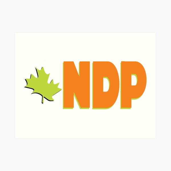"New Democratic Party (NDP) Logo" Art Print for Sale by Spacestuffplus ...