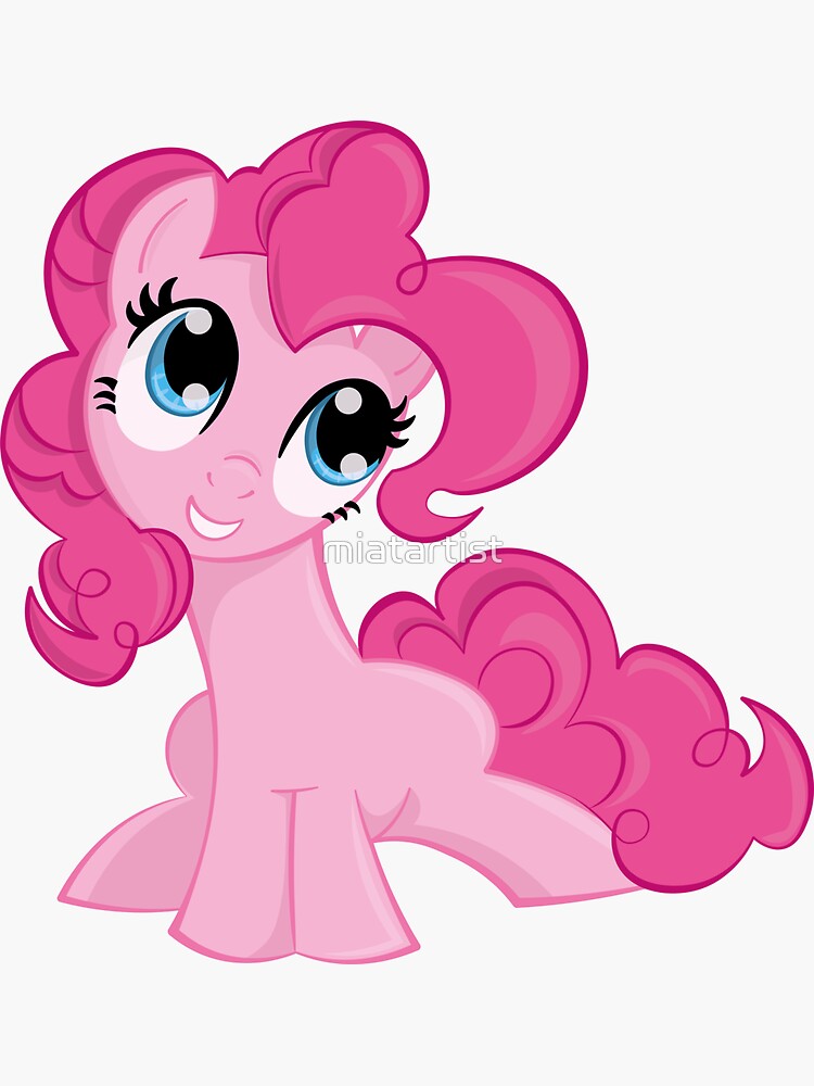 "Pinkie Pie" Sticker for Sale by miatartist | Redbubble