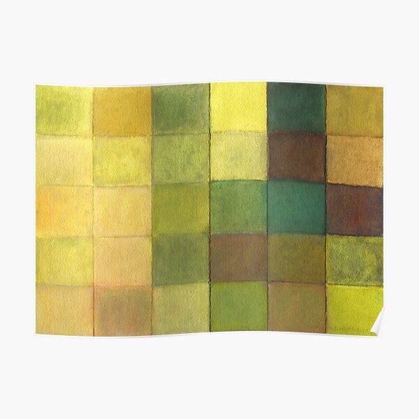 Póster «Euca (sección de detalle 1 de 3) - Extractos de color» de ...