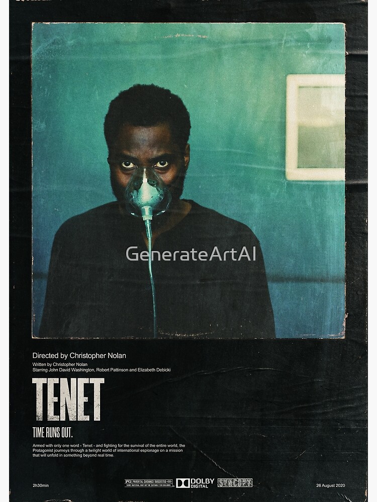 "Tenet Vintage Movie" Poster for Sale by GenerateArtAI | Redbubble
