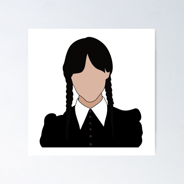 "Wednesday Addams" Poster by julietagz | Redbubble