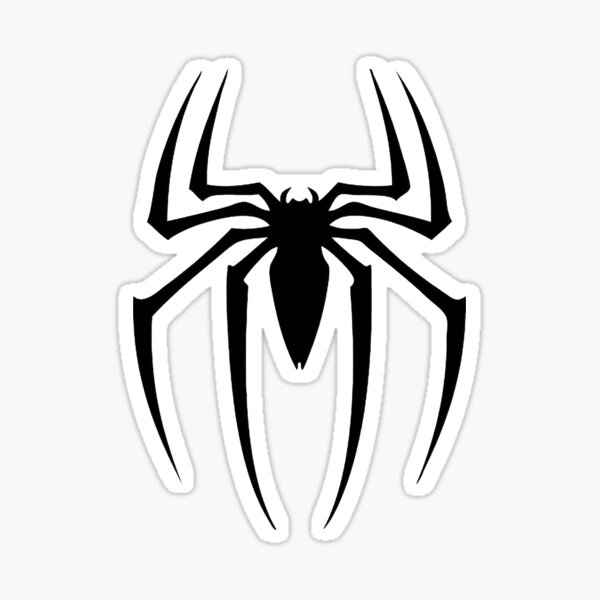 "black spider" Sticker for Sale by Clarabelley | Redbubble