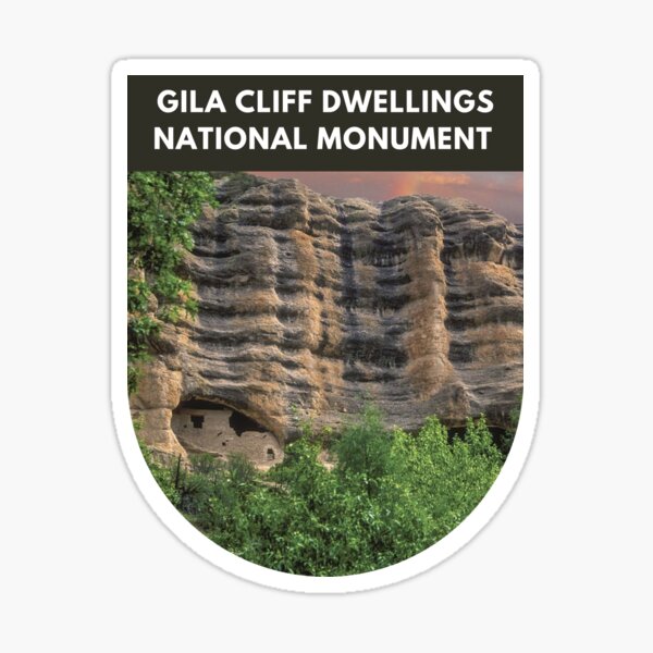 "Gila Cliff Dwellings National Monument " Sticker for Sale by ...